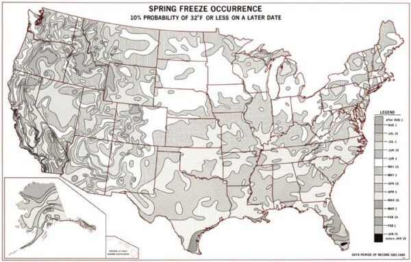 Weather Info, Hardines Zones, and Frost Dates - Northwest Seed & Pet