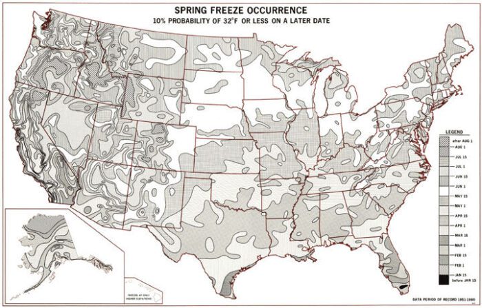 Weather Info, Hardines Zones, and Frost Dates - Northwest Seed & Pet